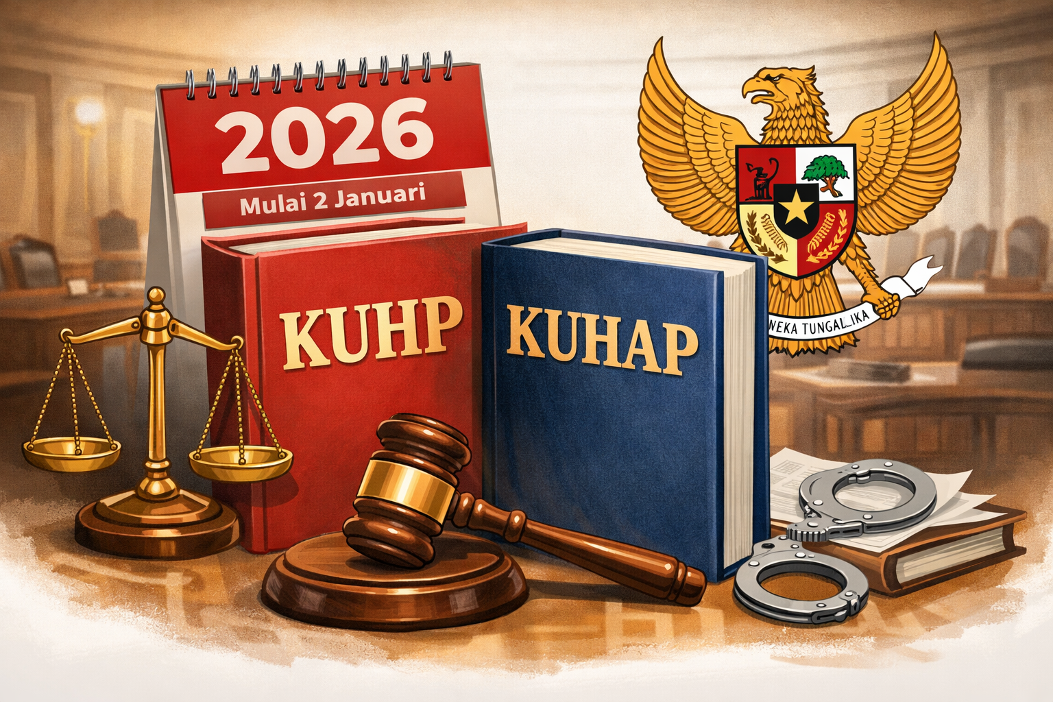 Sah! Hari ini KUHP-KUHAP Baru Sudah Berlaku | 1tulah News